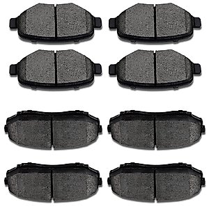 Ceramic Brake Pads Kits,SCITOO 8pcs Brakes Pads Set fit for 2007-2010 for Ford Edge,2007-2010 for Lincoln MKX,2007-2012 for Mazda CX-7,2007-2015 for Mazda CX-9