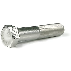3/8"-16 x 9 Hex Head Cap Screw Bolts, Stainless Steel 316 (Quantity: 75 pcs) Partially Threaded, Coarse Thread, Thread Size: 3/8 Inch, Bolt Length: 9 Inch