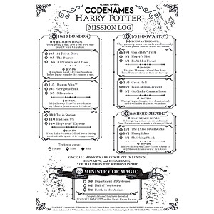 CODENAMES: Board Game , Based on Harry Potter Films , Officially Licensed Merchandise