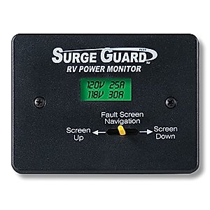 Technology Research Corp 40299 Surge Guard 50A Hardwire Automatic Transfer Switch , Black