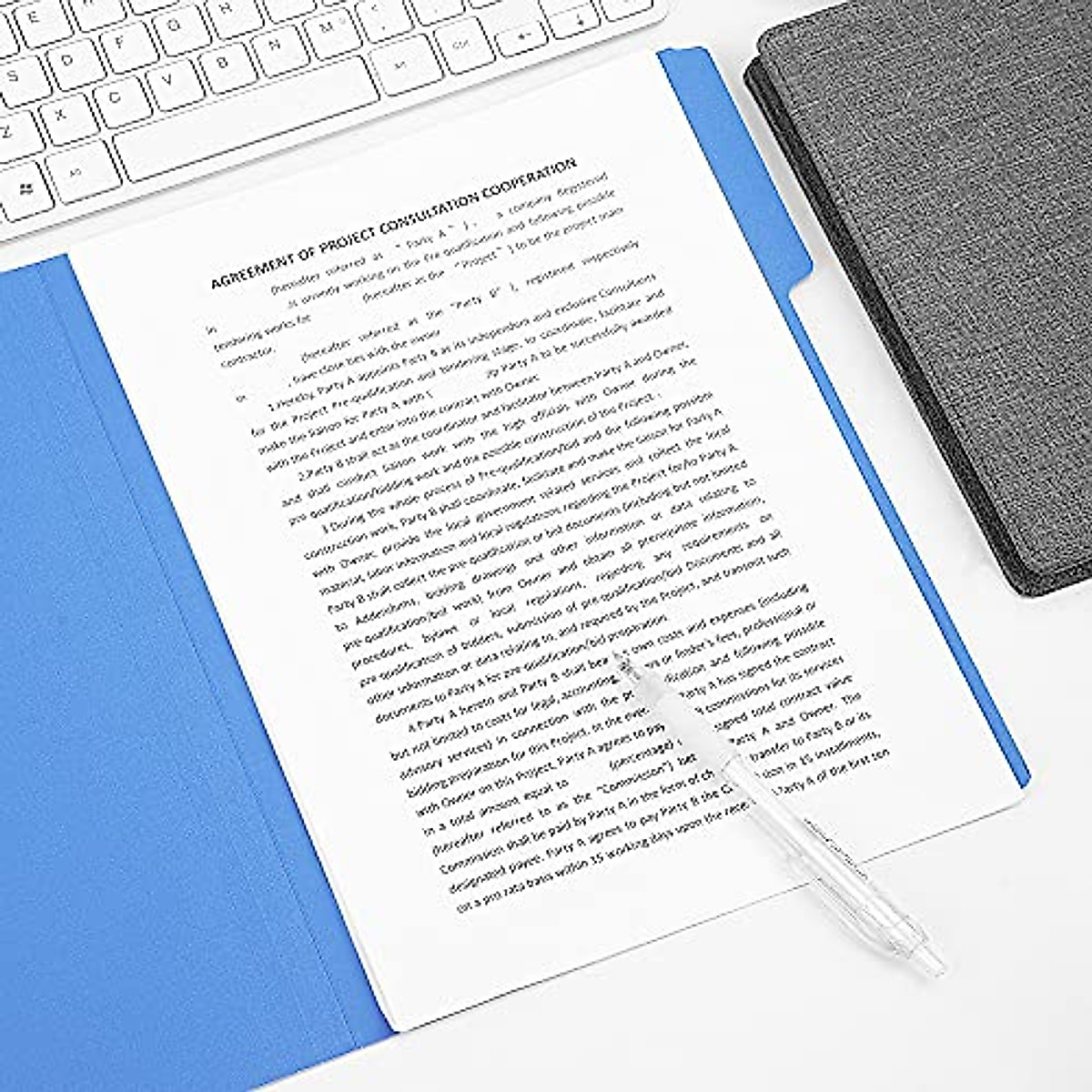 Amazon Basics File Folders - Durable 50-Pack for Office & Home