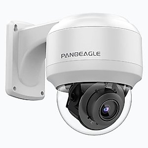 Compatible for Hikvision 5MP Outdoor PTZ PoE IP Dome Camera,4X Optical Zoom 16x Digital Zoom Pan/Tilt with164ft Night Visiont,Built-in Mic,IP67 Weatherproof,Motion Detection