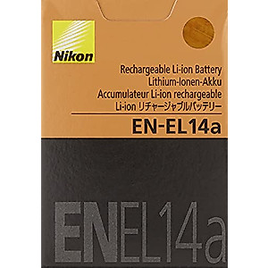 Nikon 27126 EN-EL 14A Rechargeable Li-Ion Battery (Grey)