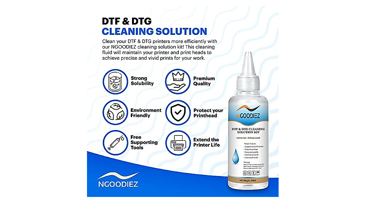Fix Clogged DTF/DTG Printheads | Universal Cleaning Kit