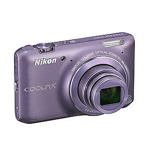 Nikon COOLPIX S6400 16 MP Digital Camera with 12x Optical Zoom and 3-inch LCD (Purple)