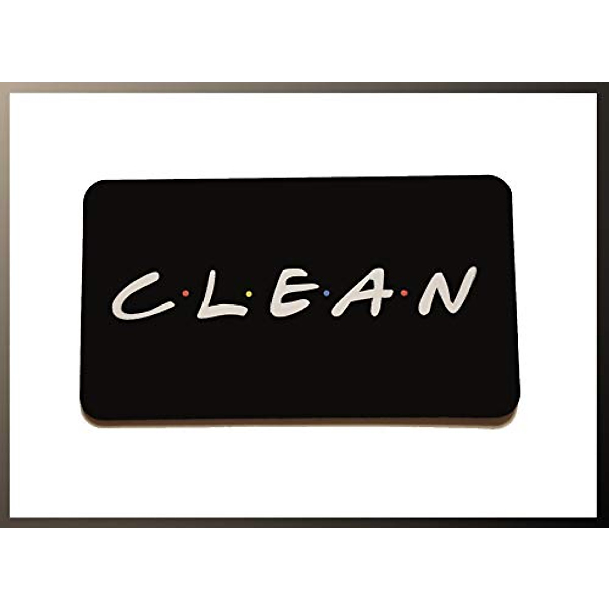 Friends Inspired Clean Dirty Reversible Double Sided Dishwasher Magnet, Strong Universal Sign Indicator with 3M Magnetic Plate, Non-scratching Magnets Tell Whether Dishes Are Clean or Dirty