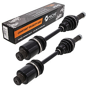 NICHE Front Rear CV Drive Shaft Axle Set Kit for 2007-2012 Polaris Sportsman 500 800 1332881 1332935