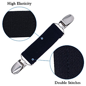 American Trends Mitten Clips, Stainless Steel Gloves Clips for Baby Kids Clothing, Unisex, One Size, Rose Red&Pink