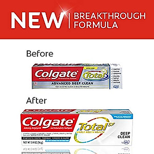 Colgate Total Toothpaste, Deep Clean, 5.1 Ounce, Pack of 2