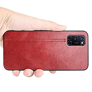 Phone Case for Oppo A52/OPPO A72, Case for Oppo A52/OPPO A72 Cow-Like PU Leather Style Protector Cover, Non-Slip Shockproof Cover for Oppo A52/OPPO A72 Case