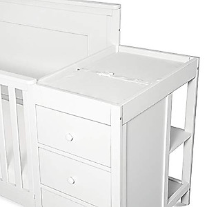 Carter's by DaVinci Dakota 4-in-1 Crib and Changer Combo in White