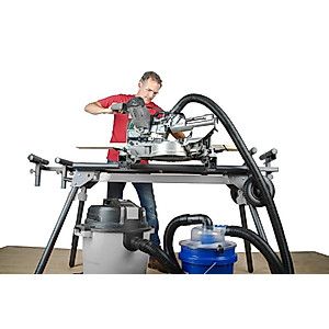 Dust Deputy Low-Pro Plus Lid Dust Separator Kit for Shop Wet Dry Vacuums - 2.5" Adapter & 3' Hose - Fits Standard 5 Gallon Buckets, USA Made