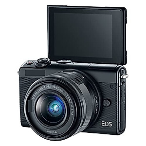 DYOSEN Digital Camera M100 Mirrorless Digital Camera with 15-45mm Lens Digital Camera Photography (Color : A)
