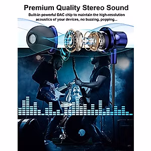 ACAGET USB C Headphones, Magnetic Earbuds for Pixel 7 Pro 6A 6 USB Type C Earphones with Mic Noise Canceling HiFi Stereo Headset for Samsung Galaxy S23 Ultra S22 Plus S21 FE A53 iPad Pro Air Oneplus 9