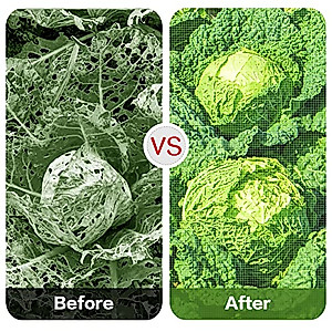 20 ft x 10ft Garden Netting, Fine Garden Screen Mesh, Garden Barrier Netting to Keep Small Animals Out, Plant Covers for Patio Raised Bed Garden Hoops Vegetables Fruits Flowers Protection