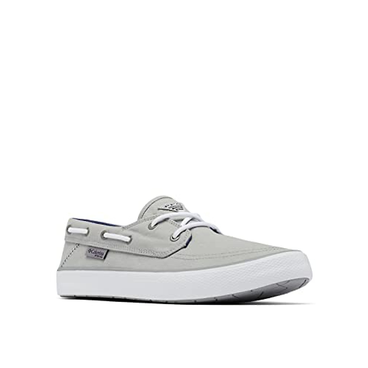 Columbia Men's Slack Tide Boat PFG, Steam/White, 12