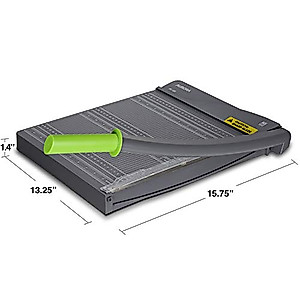 Aurora Paper Trimmer, cuts Maximum 10 Sheet, with Safety Clamp and Safety Lock Protection