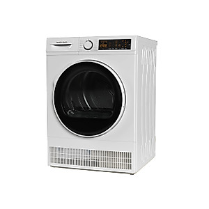Hamilton Beach Electric Fullsize Ventless Laundry Clothes Dryer, 4 cu. ft. Capacity, with Stainless Steel Tub, Easy Control, 4 Automatic Drying Modes, Apartments, Houses, 24-Inch Width, White