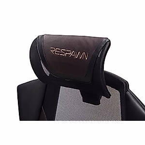 RESPAWN FLEXX Gaming Chair Mesh Ergonomic High Back PC Computer Desk Office Chair - Adjustable Lumbar Support, Seat-Slide, 115 Degree Syncro-Tilt Recline, 2D Armrests & Headrest, 300lb Max - Black