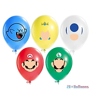 Soniics Birthday Party Supplies - 187pcs Birthday Party Decorations Include Backdrop, Banner, Tableware, Tablecloth, Cake Cupcake Toppers, Foil Balloons, Balloons, Stickers, Swirls (Random Theme)