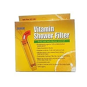 Sonaki Vitamin C Shower Refill Filter Cartridge - FITS Sonaki Showerheads, 50V, 100V, and 300 Inline Models - (5 Pack) - Remove up to 99.9% of Chlorine and Chloramines