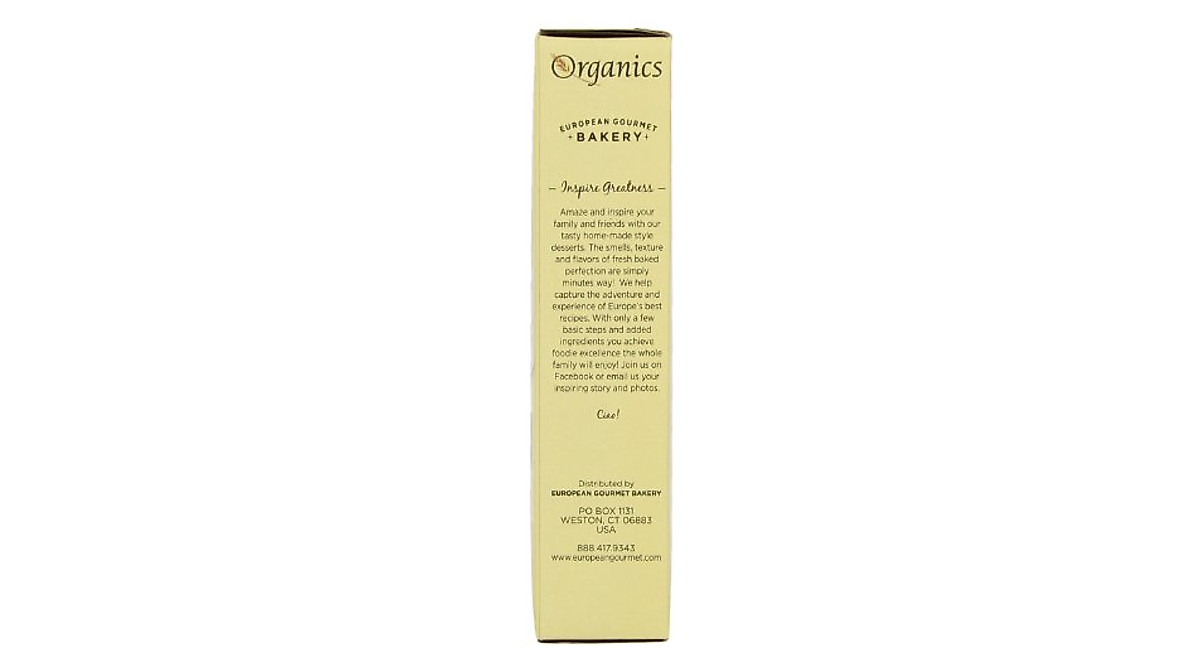 Buy Organic Vanilla Cake Mix - European Gourmet Bakery