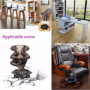 12 Inch Heavy Duty Steel Lazy Susan Bearing - Turntable Base Silent, High-Quality Cold Rolled Steel, Suitable For Table And Chair Rotation, Not Easily Deformed, Smooth Swivel Plate Square