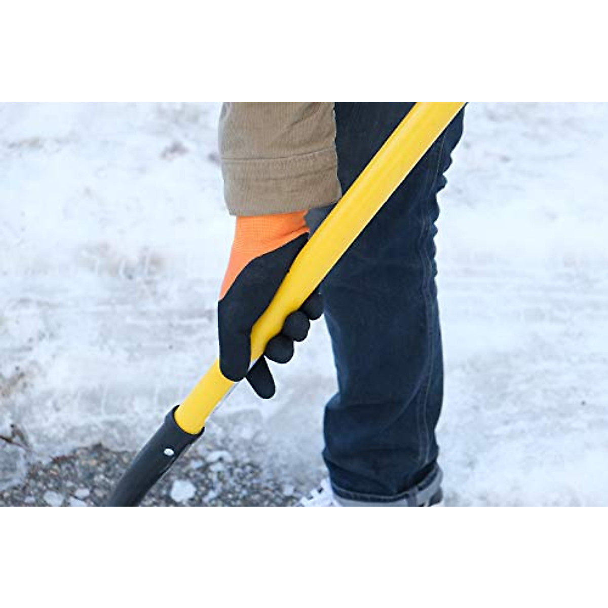 G & F Products 100% Waterproof Winter Gloves for outdoor cold weather Double Coated Windproof HPT Plam and Fingers Acrylic Terry inner keep hands warm at -58F X-Large, 1628XL , Orange