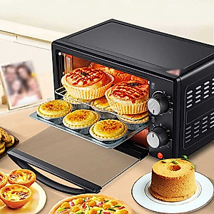 FZZDP Electric Oven Multifunctional Household Electric Pizza Bread Baking Toaster Barbecue Oven with Timing Temperature Adjustment