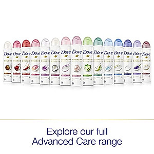 Dove Advanced Care Dry Spray Antiperspirant Deodorant Caring Coconut 3 Count For Women With 48 Hour Protection Soft And Comfortable Underarms 3.8 oz