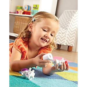 Learning Resources Snap-n-Learn Counting Cows Toy Set,Develops Color Recognition, Counting & Sorting Set, Farm Animals, 20 Pieces, Ages 18+ months