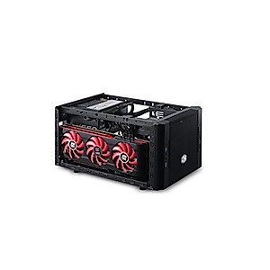 Cooler Master RC-130-KKN1 Elite 130 - Mini-ITX Computer Case with Mesh Front Panel and Water Cooling Support