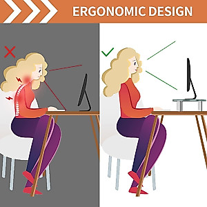 Hemudu Clear Glass Computer Monitor Riser / Triangle Desktop Universal Corner Stand for Computer Monitor & Laptop HD01T-003