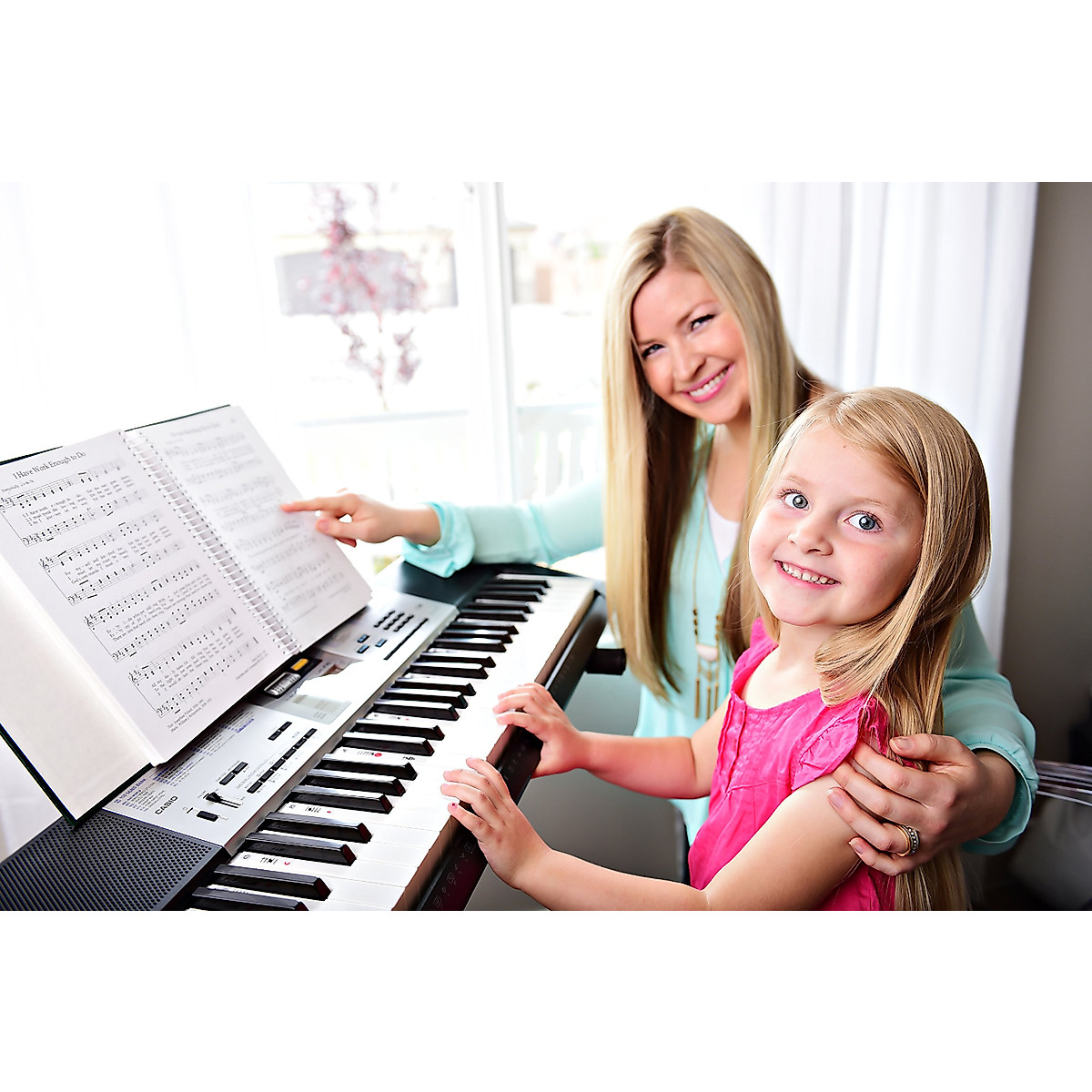 Best Reusable Large Color Piano Key Note Keyboard Stickers for Adults & Children’s, FREE E-BOOK, Great for Beginners Sheet Music Book, Teacher Recommended to Learn to Play Faster
