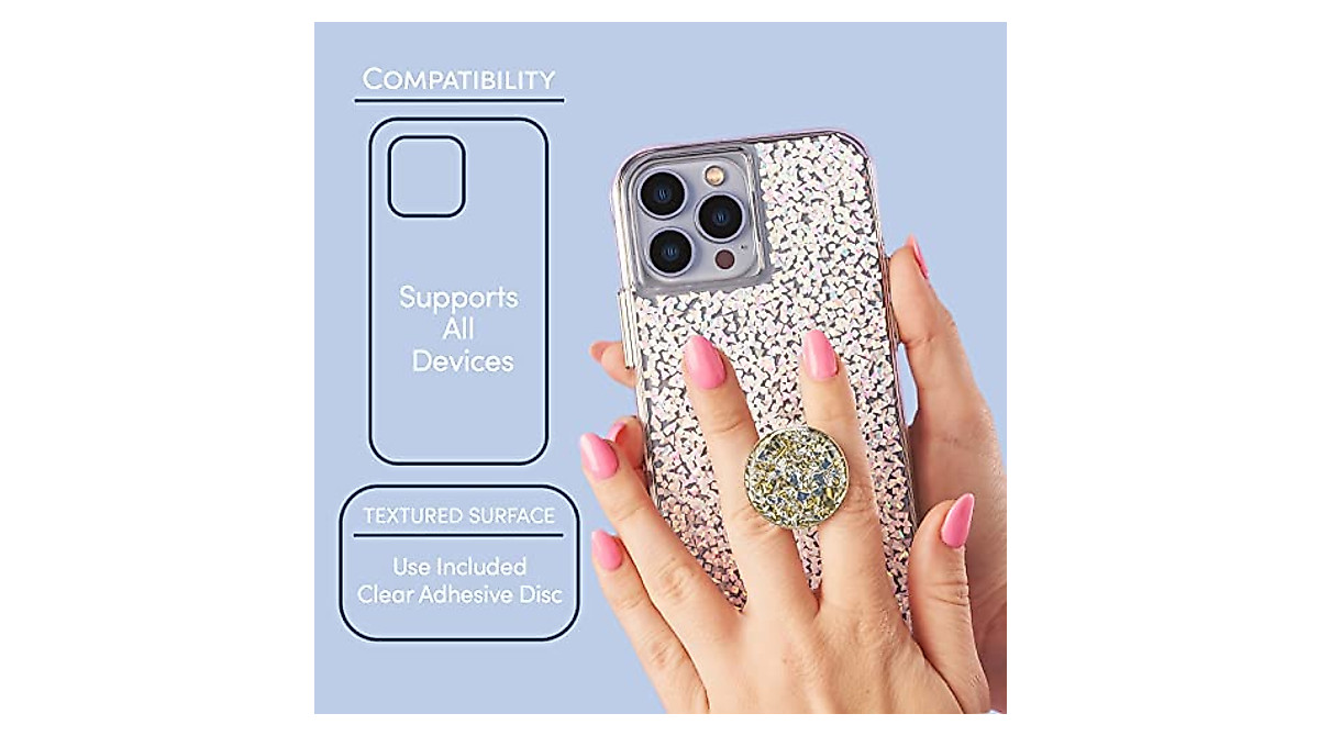 Case-Mate Minis Phone Grip - Twinkle Gold Holder