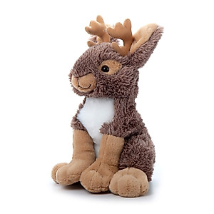 The Petting Zoo Jackalope Stuffed Animal, Gifts for Kids, Wild Onez Zoo Animals, Jackalope Plush Toy 12 inches