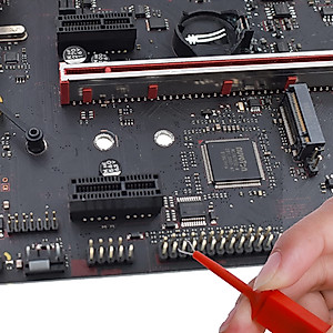 A Set 10 pcs Red Logic Analyser Useful High Efficiency Clip Ideal Test Hook