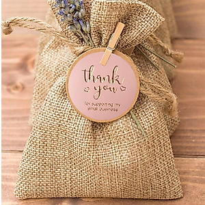 Thank You Stickers Roll,500PCS 1.5" Thank You for Supporting My Small Business Stickers,Pink Foil Thank You Label Stickers for Bubble Mailers,Envelopes,Online,Retail Store,Handmade Goods,Package,