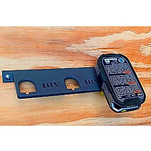 Battery Holder for Ryobi | 18V Battery Holder for Ryobi | Battery Storage for Ryobi | Wall Mount for Ryobi 18V Batteries