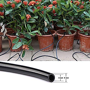 Kavolet Drip Irrigation Kit,131FT Garden Irrigation System, Garden Courtyard Automatic Watering System, Adjustable Watering Sprayer Dripper Kit,for Garden Greenhouse Flower Bed Patio Landscape