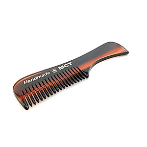G.B.S MCT Handmade Fine-Toothed Beard Mustache Comb, Saw-Cut and Hand Polished