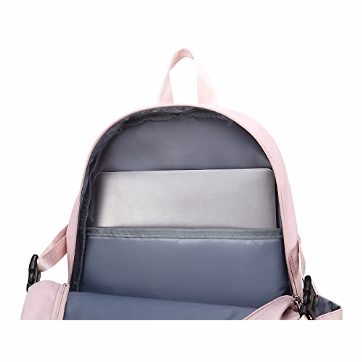 Teecho Stylish School Backpack For Men and Women Roomy Girl Book Bag Cute Shoolbag Purple