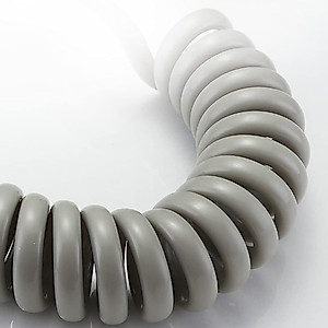 Guojiang Retractable Spring Hose Flexible Telescopic Shower Hose For Handheld Shower For Head Toilet Bidet Sprayer Black/Gray/W Telescopic Shower Hose