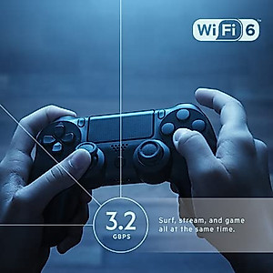 Linksys E8451 AX3200 WiFi 6 Router: Dual-Band Wireless Home Network 4 Gigabit Ethernet Ports, Parental Controls, 3.2 Gbps, 2,500 sq ft, 25 Devices