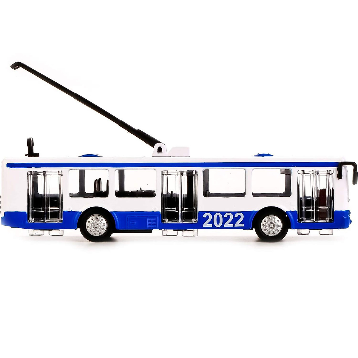 Trolley Bus Model MTRZ 6223-1:72 Scale Diecast Metal Model - Russian Collectible Toy Cars