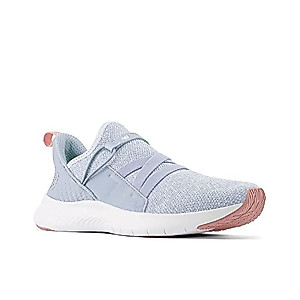 New Balance Women's DynaSoft Beaya V2 Slip-On Running Shoe, Ice Blue/Light Arctic Grey/Pink Moon, 8