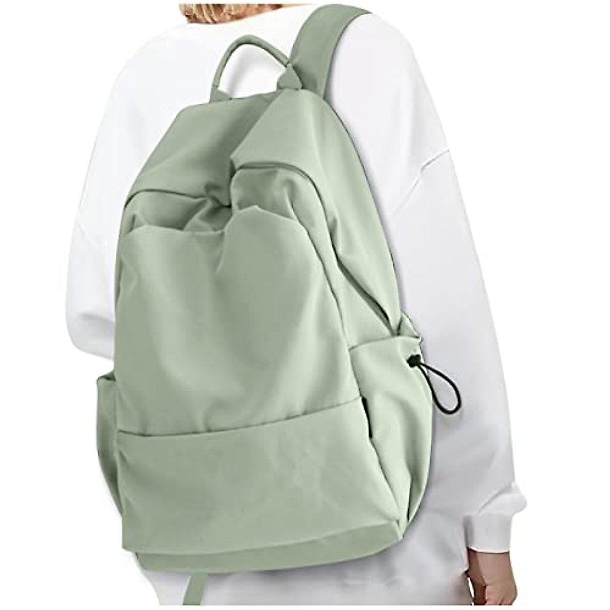 coofay Carry on Backpack For Women Men Waterproof College Gym Backpack Lightweight Small Travel Backpack Rucksack Casual Daypack Laptop Backpacks Hiking Backpack Green