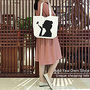 Koolmox Canvas Tote Bags, 17x14'' 12 Oz Heavy Duty Cotton Bags with Square Bottom, Reusable Washable Heavy Duty Tote Bag Bulk Blank to DIY Art Crafts Vinyl Print for Women Groceries School Teacher