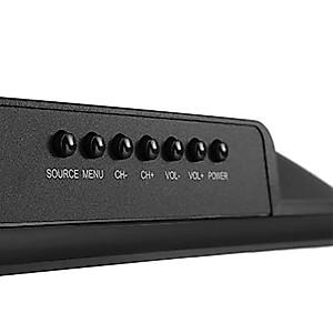 RecPro RV HD Ready 19 Inch 12V DC RV LED TV with Integrated HDTV (ATSC) Tuner, HD Ready (1080p, 720p, 480p), 1366 x 768 Full HD, Dual Function Wireless Remote Control, Black