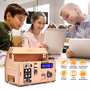 OSOYOO Smart House IoT Starter Kit for Arduino MEGA2560,Learning STEM Electronic Engineering Coding Programming, DIY Home Automation Building Set for Teens Adults
